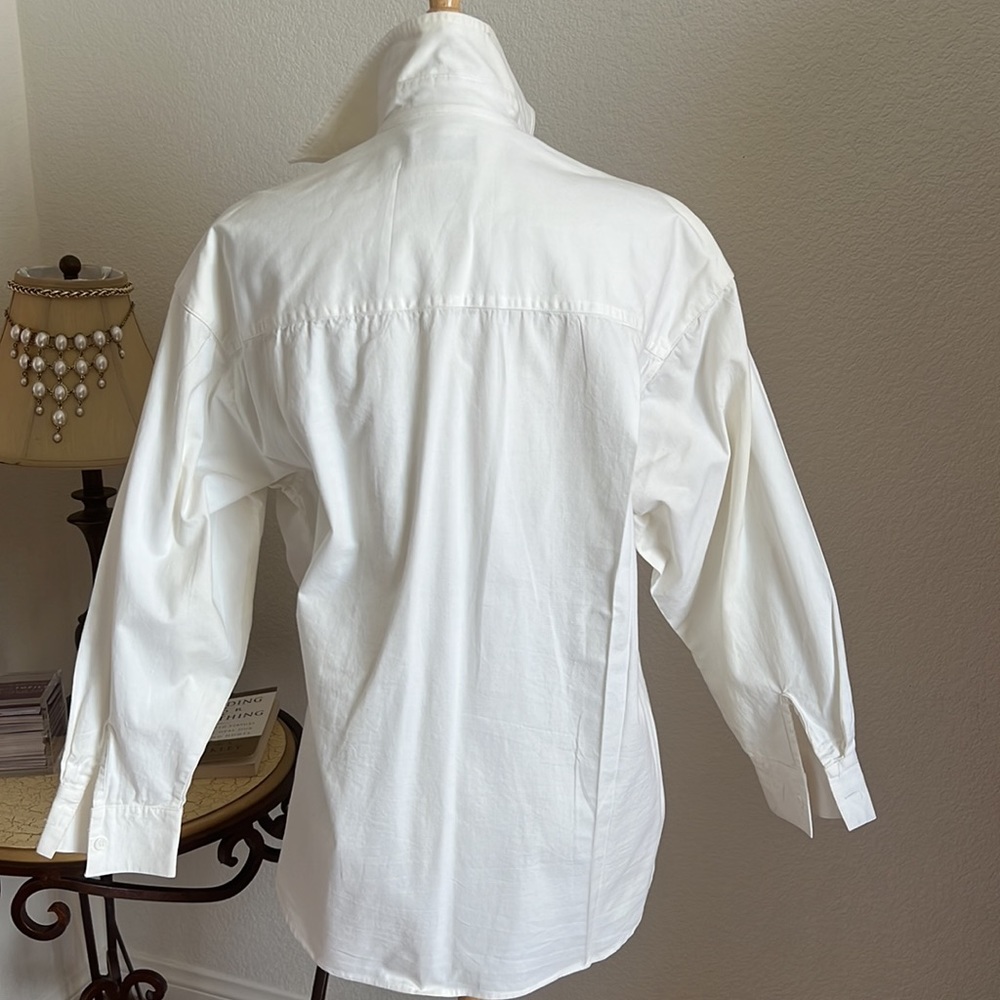 Vintage Conversation By Jill Rogers White Button Up S… - Gem